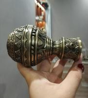 China Bronze Copper Color Metal 28mm Curtain Rod End Caps Curtain Accessories for sale