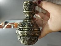 China Bronze Copper Color Metal 28mm Curtain Rod End Caps Curtain Accessories for sale