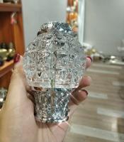 China Factory directly wholesale 16/19mm 28mm metal crystal curtain rod accessories for sale