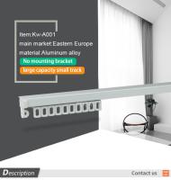 China Curtain Rail Aluminum Ceiling Curtain Track For Home Decoration for sale