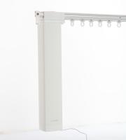 China Adjustable Rails Electric Curtain Rail Motorized Curtain Tracks With Pulley System for sale