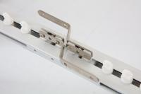 China Adjustable Rails Electric Curtain Rail Motorized Curtain Tracks With Pulley System for sale