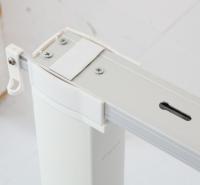China Adjustable Rails Electric Curtain Rail Motorized Curtain Tracks With Pulley System for sale