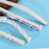 China Ceilling Mounted Aluminum Shower Curtain Hook Curtain Track With Accessories for sale