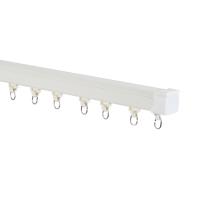 China Ceilling Mounted Aluminum Shower Curtain Hook Curtain Track With Accessories for sale