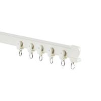 China Ceilling Mounted Aluminum Shower Curtain Hook Curtain Track With Accessories for sale