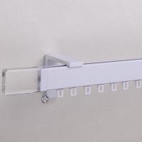 China Decorative Square Silent Curtain Track , Heavy Duty Curtain Rail OEM for sale