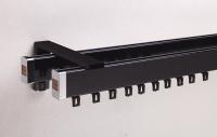 China Decorative Square Silent Curtain Track , Heavy Duty Curtain Rail OEM for sale