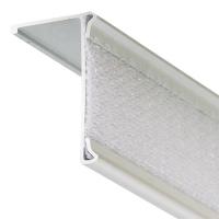 China Ready ship wall mounted aluminum railings magic tape curtain track rail for curtains pocket for sale