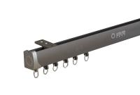 China Aluminum Sliding Windows Curtain Track With Pulley System Curtain Iron Rail Curtain Track for sale