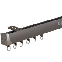 China Manual Aluminum Curtain Rail Track For Home Window Decoration for sale