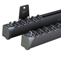 China Manual Aluminum Curtain Rail Track For Home Window Decoration for sale