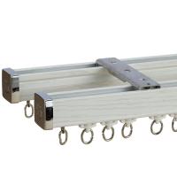 China Aluminium L Shaped Silent Curtain Track With Electrophoresis Surface Treatment for sale