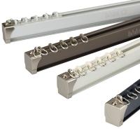 China Ceiling Mount Automatic Silent Curtain Track For Window Curtains for sale