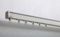 China Ceiling Mount Automatic Silent Curtain Track For Window Curtains for sale