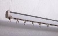 China Ceiling Mount Automatic Silent Curtain Track For Window Curtains for sale