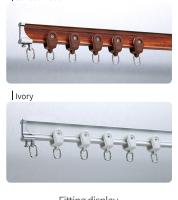 China Double Aluminum Steel Silent Curtain Track Bendable For Bay Window for sale