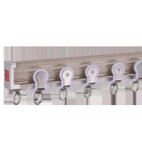 China Bendable Aluminium Curtain Track , Curved Curtain Rail For Bay Window for sale