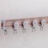 China Bendable Aluminium Curtain Track , Curved Curtain Rail For Bay Window for sale