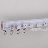 China Bendable Aluminium Curtain Track , Curved Curtain Rail For Bay Window for sale
