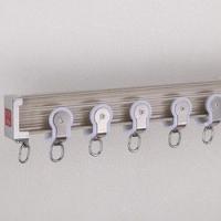China Curved Curtain Track , Bay Window Curtains Rail Aluminium Metal Material for sale