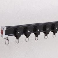 China Metal Aluminum Bay Window Curtain Rail Track With Electrophoresis for sale
