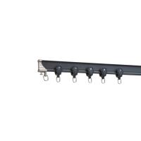 China Ceiling Bendable Silent Curtain Track Curved For Shower Room for sale