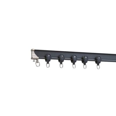 China Ceiling Bendable Silent Curtain Track Curved For Shower Room for sale