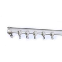 China Ceiling Bendable Silent Curtain Track Curved For Shower Room for sale