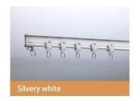 China Ceiling Bendable Silent Curtain Track Curved For Shower Room for sale