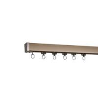 China Aluminum Curved Ceiling Mounted Shower Curtain Track Simple Style for sale
