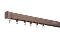 China Ceiling Mounted Heavy Duty Aluminium Curtain Track For Home Decoration for sale