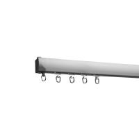 China Strong Extension Silent Curtain Track For Bathroom Hotel Building for sale