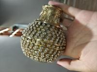China Wholesale High Quality Crystal Round Gold Studded Diamond Curtain Ball NEW Finials for sale
