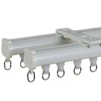 China Modern Silent Curtain Track Ceiling Mounted With Electrophoresis for sale