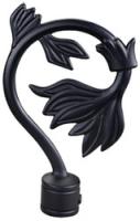 China Luxury Decorative Glass Head  Curtain Rod Accessories Curtain Finials For Curtain Rods for sale