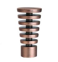 China Luxury Decorative Glass Head  Curtain Rod Accessories Curtain Finials For Curtain Rods for sale