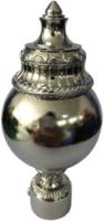 China Luxury Decorative Glass Head  Curtain Rod Accessories Curtain Finials For Curtain Rods for sale