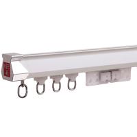 China Double Glider Heavy Duty Metal Curtain Track With Electrophoresis OEM for sale
