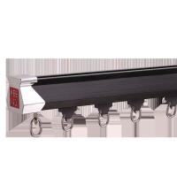 China Double Glider Heavy Duty Metal Curtain Track With Electrophoresis OEM for sale