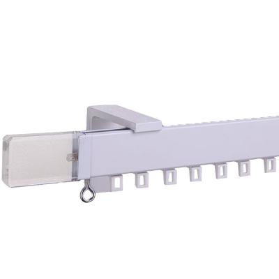 China Metal Aluminum Silent Curtain Track White Black Color ODM OEM for sale