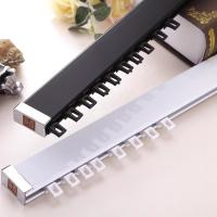China Metal Aluminum Silent Curtain Track White Black Color ODM OEM for sale