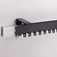 China Metal Aluminum Silent Curtain Track White Black Color ODM OEM for sale