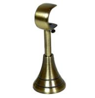 China Strong Single Curtain Rod Holder , Curtain Pole Brackets Anti Brass 28mm for sale