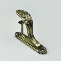 China Wholesale luxury curtain rod accessories metal aluminum  28/19mm adjustable double curtain rod bracket for sale