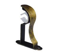 China Shelves Floating Side Ss Stainless Steel Curtain Rod Brackets for sale