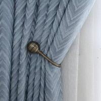 China Golden Color Decorative Curtain Wall Hooks Simple Luxury Style With Rope for sale