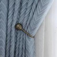 China Golden Color Decorative Curtain Wall Hooks Simple Luxury Style With Rope for sale