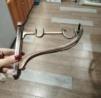 China Copper Bronze Color Curtain Holder Metal 28/19mm Double Curtain Rod Bracket Curtain Accessories for sale