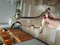 China Copper Bronze Color Curtain Holder Metal 28/19mm Double Curtain Rod Bracket Curtain Accessories for sale